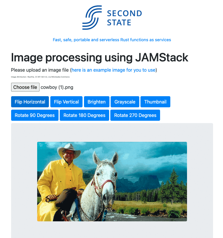 Building an image processing application; using JAMStack | by Timothy McCallum | Wasm | Medium