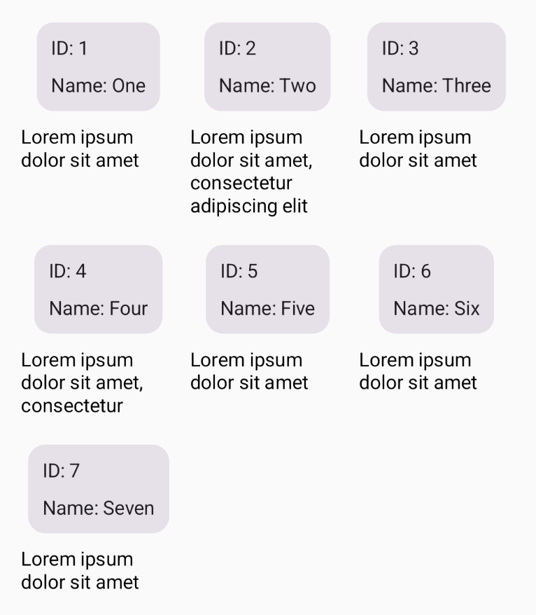 Non Lazy Grid for Jetpack Compose | by Ahmad Jailani | Medium