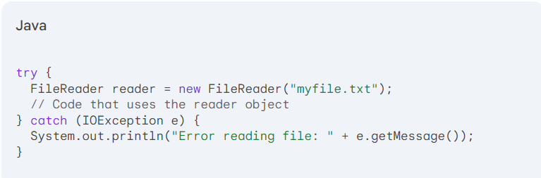 Types of Exception in Java. Imagine you’re driving down a familiar ...