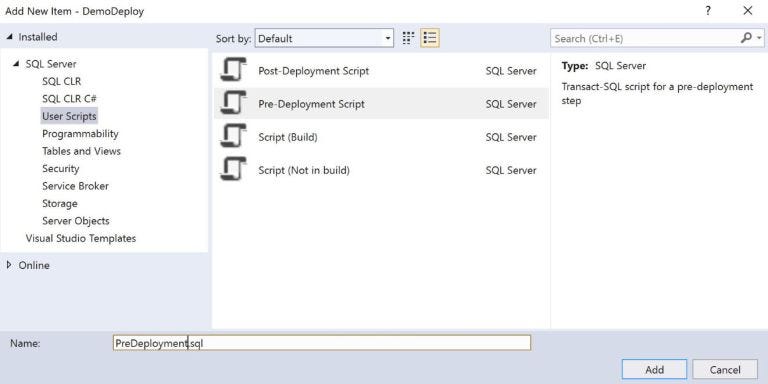 Manage Database Releases With Pre- and Post-Deployment Scripts | by Bob ...
