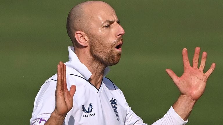 Jack Leach: England’s Resilient Spin Bowler | by Kaleemullahpdm | Oct ...
