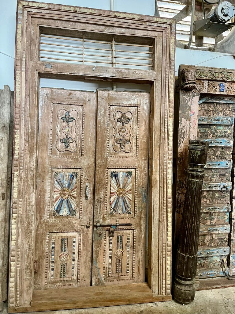 Organic Vintage Wood Doors & Sustainable Woods | by Mogul Interiors ...