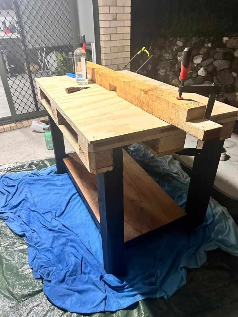 How I Built My DIY Pallet Workbench: A Step-by-Step Guide | by Crazy ...