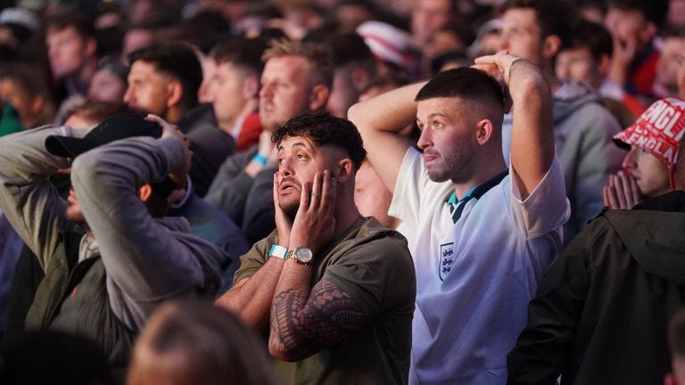 Corrupt to the core’: England Fans Furious at Refereeing Decision in ...