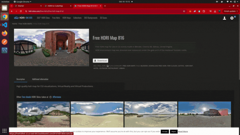 ThreeJS: Turn Your Image into a 3D CubeMap | by Ashish Negi | Dev Genius