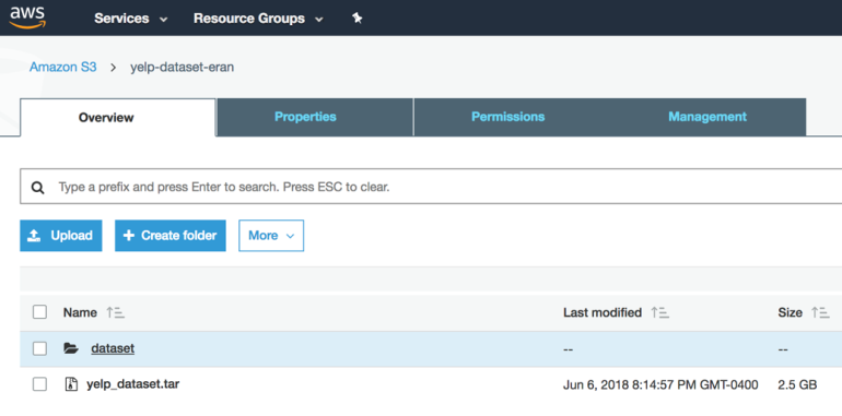 How to unzip a file stored on your AWS S3 storage | by Erolino | Medium