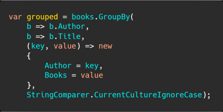 LINQ GroupBy in Depth. Let’s talk about how LINQ’s GroupBy… | by Matt Eland | Medium
