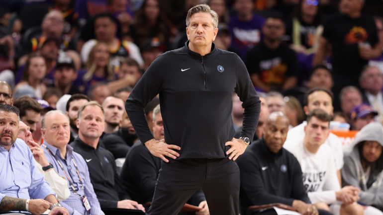 Timberwolves coach Chris Finch carried off court after sideline ...