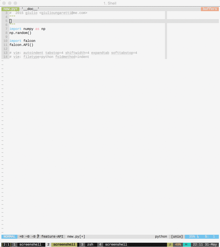 Vim-IPython. IPython is awesome, Vim is awesome. So… | by Giulio Ungaretti | Medium