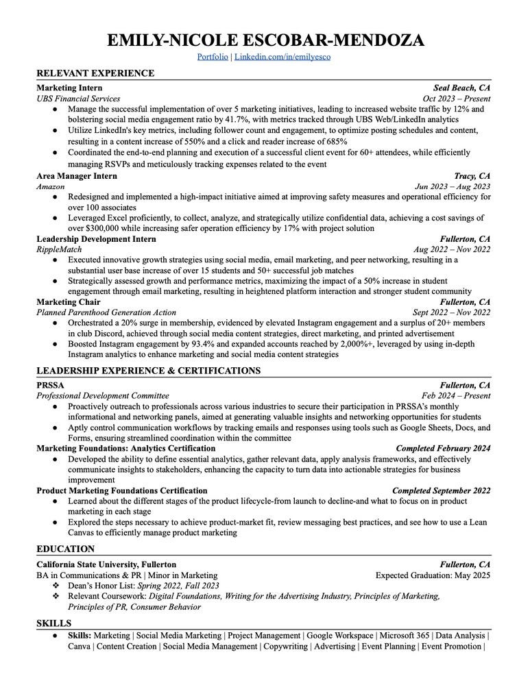 The Ultimate Guide to Optimizing Your College Resume for Success | by Emily Escobar | Medium