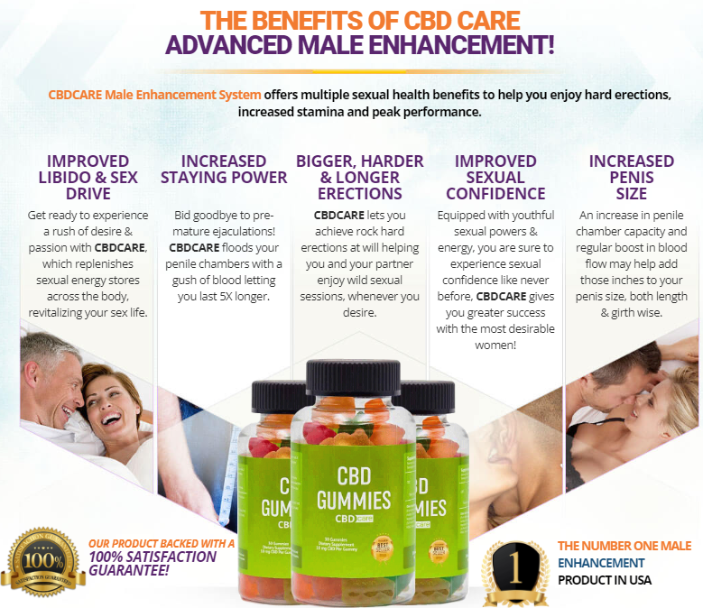 CBD Care Male Enhancement Gummies Australia for Sex: Abundant Sexual ...