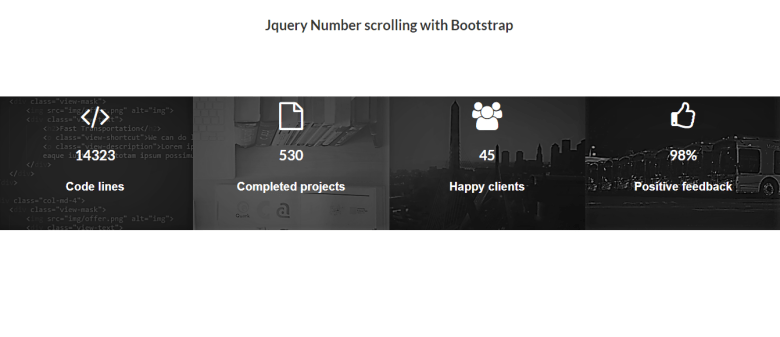 Jquery Number Scrolling With Bootstrap | by w3hubs | Medium