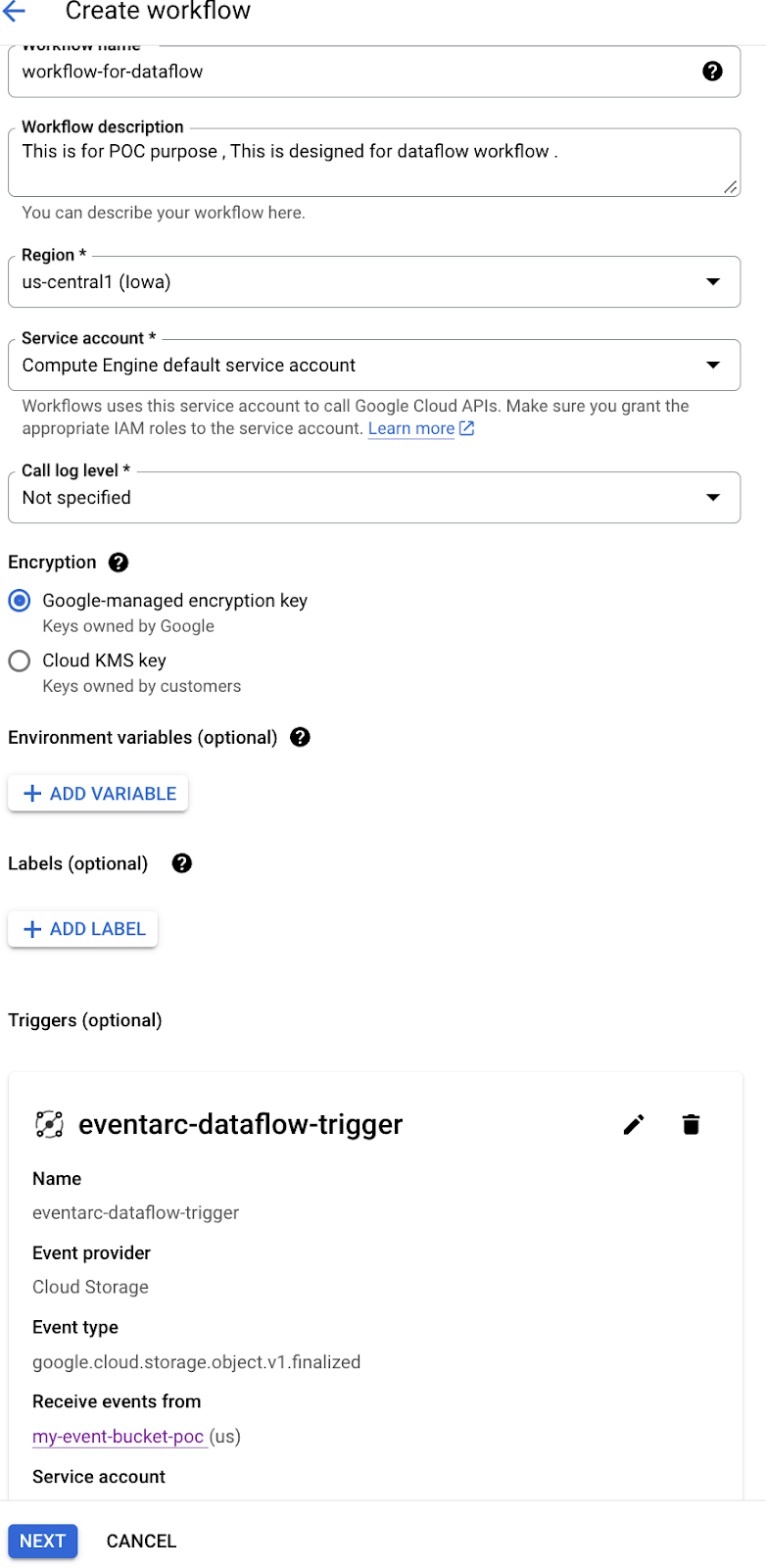 Run Dataflow Job based on EventArc GCS Trigger. | by Ashish Jain | Google Cloud - Community | Medium