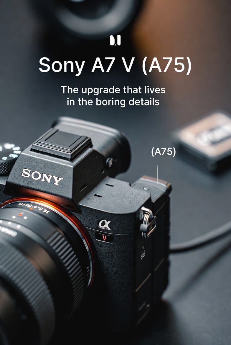 Sony A7 V (A75) vs A74: The Boring Details That Make It the Better ...