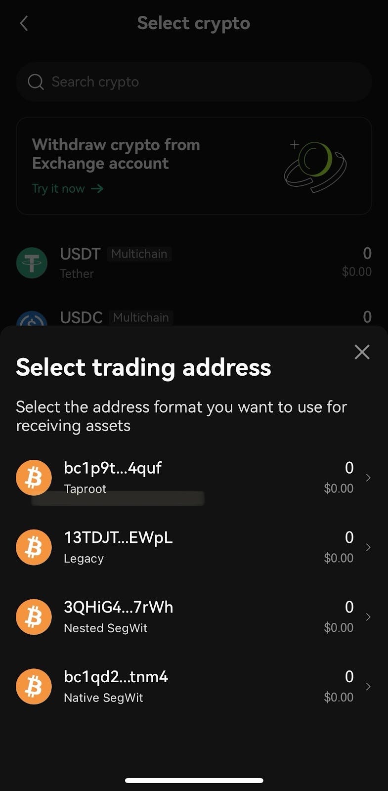 How to extract your Taproot address from OKX wallet? - Corridor Finance ...