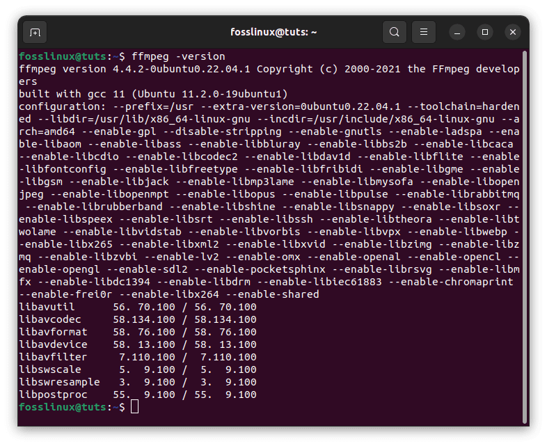 INSTALL FFMPEG ON UBUNTU | EASY. FFmpeg is a powerful open-source… | by Sonu | Medium