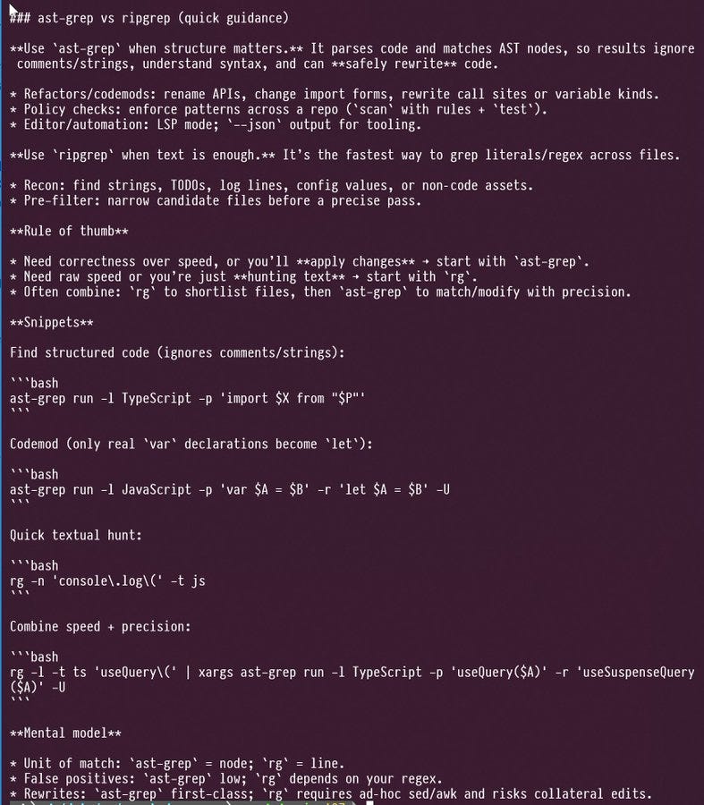 Supercharge Your Codex or Claude Agents with ast-grep: Smarter, Syntax-Aware Code Search | by ...