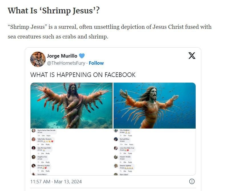 Shrimp Jesus and the AI Tsunami: Navigating the Sea of Digital Nonsense ...
