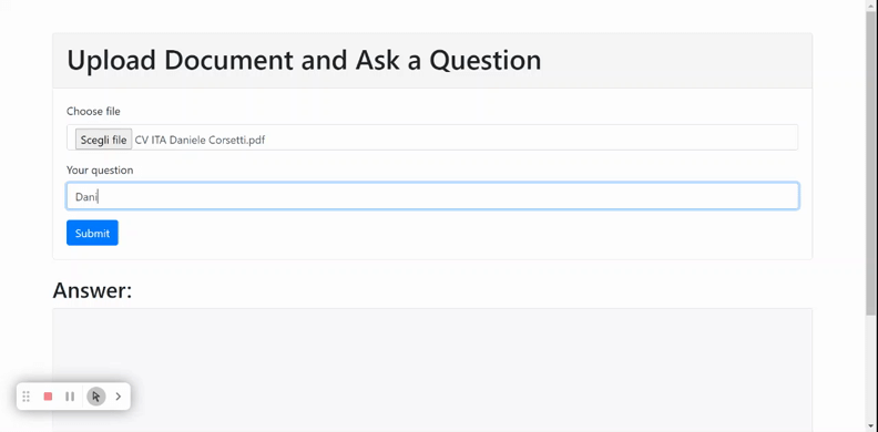 Let’s go replicate a chatPDf service locally to query documents and leveraging AI | by daniele ...
