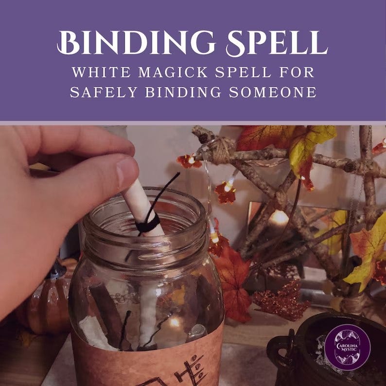 Binding White Magick Spell — Bind abusers, stalkers, bullies, toxic ...