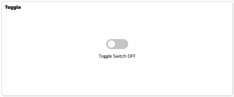 Custom Component — Toggle. A toggle component is a user interface… | by ...