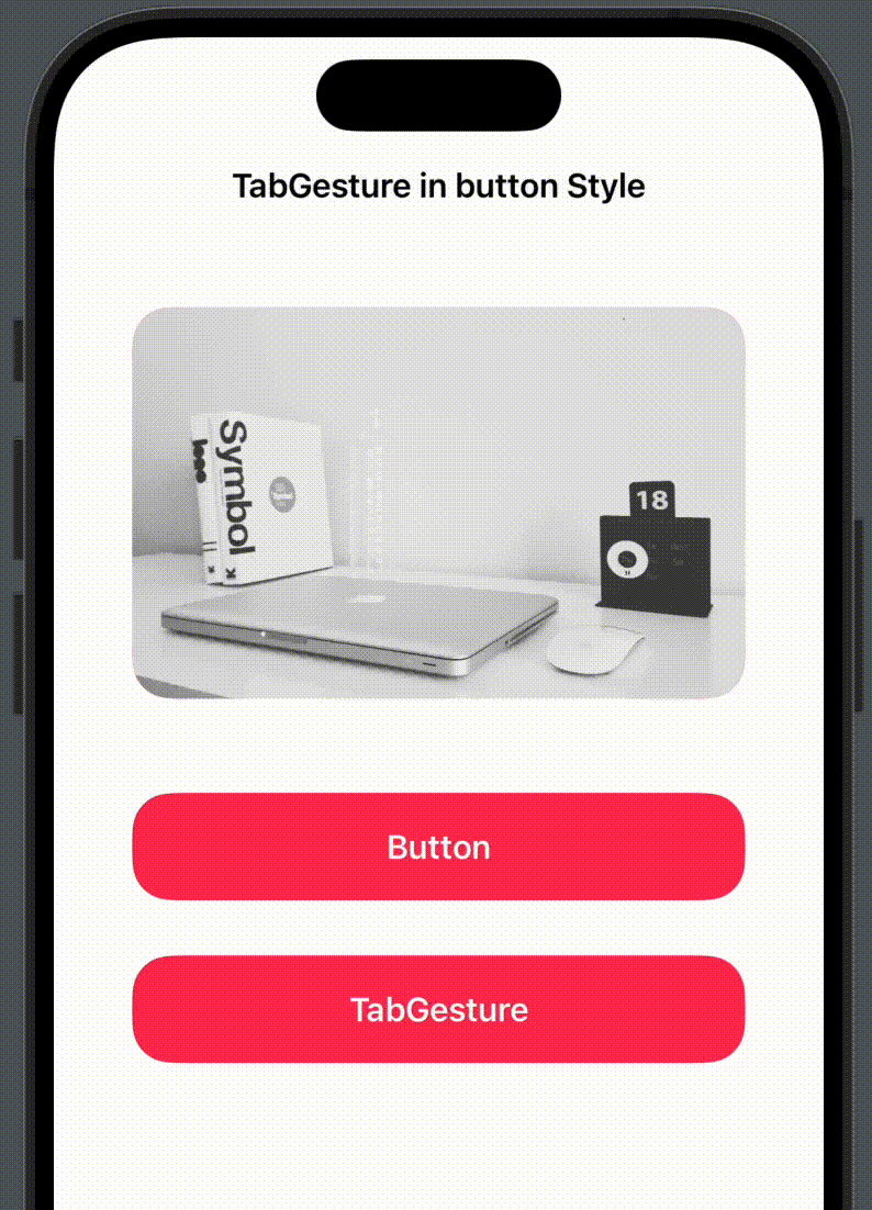 SwiftUI TabGesture in button style | by David Krcek | Medium