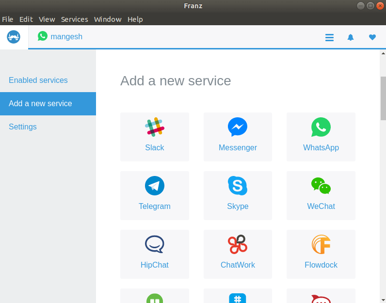 How to install Franz Messenger App in Ubuntu 18.04 | by Mangesh Dhulap | Medium