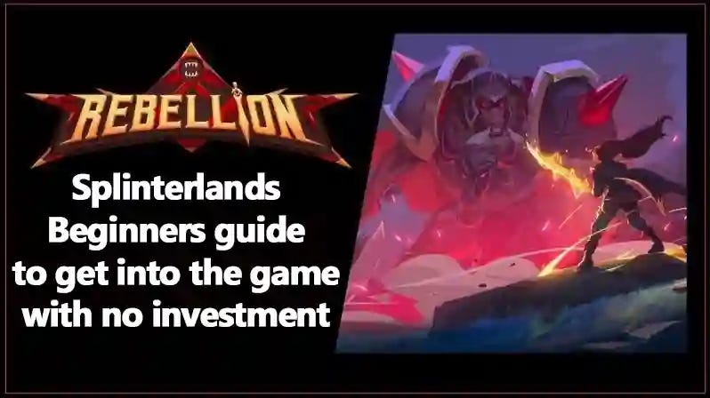 Splinterlands — Beginners guide to get into the game with no investment | by CryptoLife | Medium