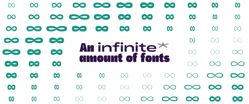 I made an infinite* amount of fonts | Medium