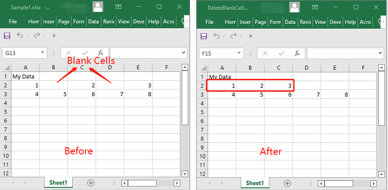 C#/VB.NET: Delete Blank Cells, Rows and Columns in Excel | by Alice Yang | Medium