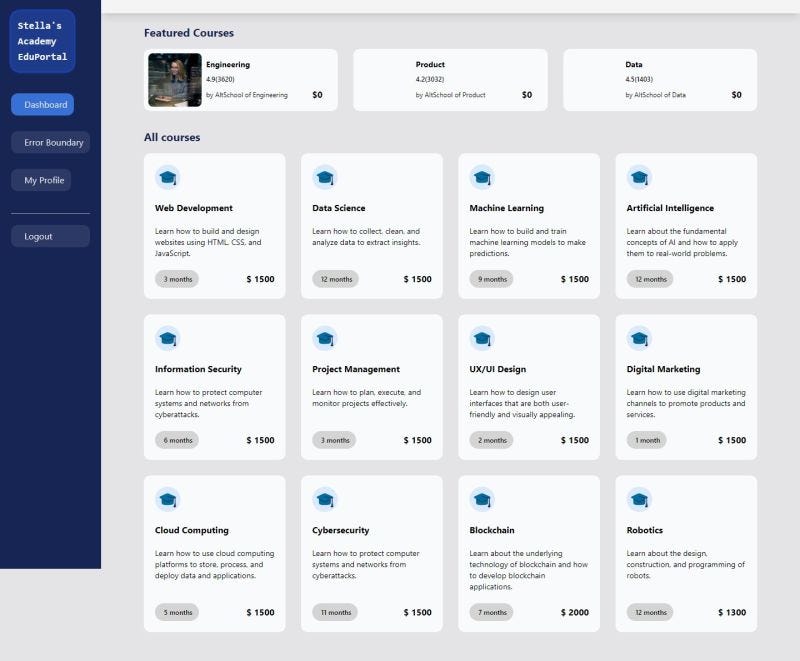 My AltSchool Africa Second Semester Frontend Web Development Project ...