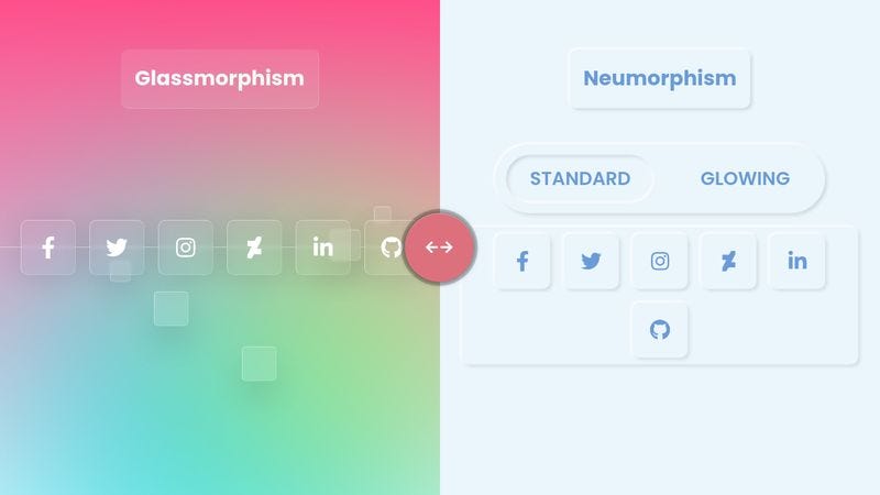 “Neumorphism vs. Glassmorphism: The Future of UI Design Trends in 2025” | by Geetha | Feb, 2025 ...