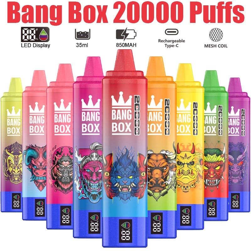 Elevate Your Vaping Game with the Bang Box 20000 Puffs Disposable Vape ...