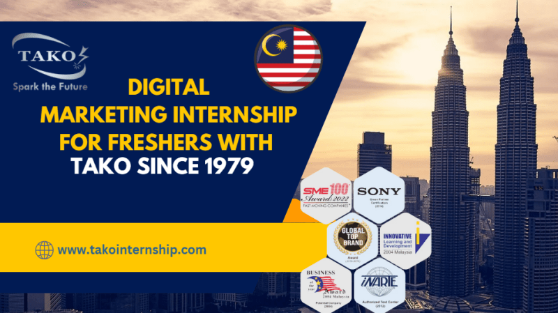 Digital Marketing Internship for Freshers with TAKO since 1979 | by Keane Kai | Mar, 2024 | Medium