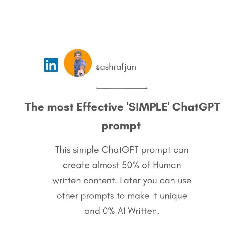 Best ChatGPT prompt to Write Beginner Article - Ashraf Jan - Medium