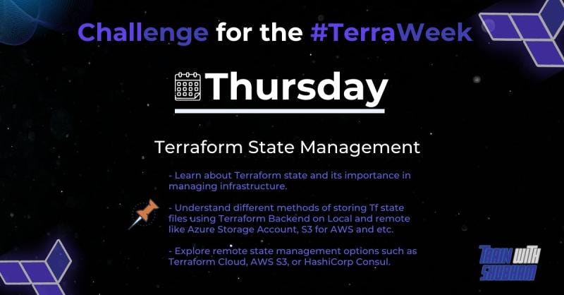 TerraWeek Day 4 — Terraform State Management | by Fuzail Ahmed | Medium