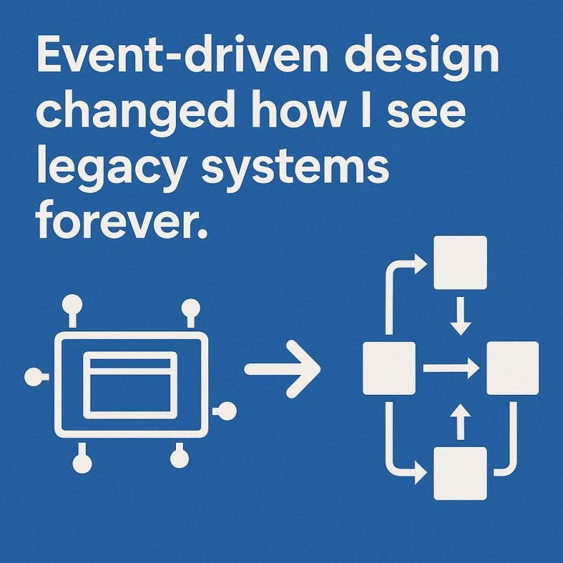 Event-driven design changed how I see legacy systems forever. | by Bart ...