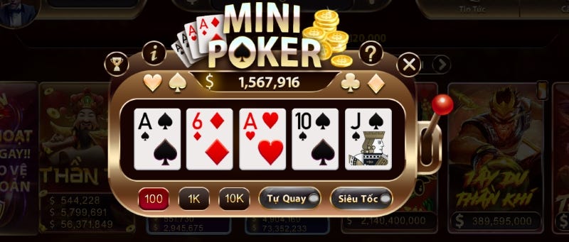Mini Poker Go88 game mini slot so voi ty le thuong cao 2024 | by Gocc ...