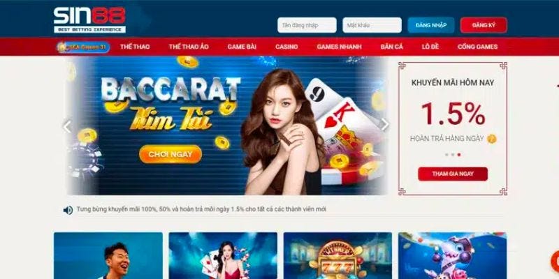 Dang nhap Sin88 trai nghiem ca cuoc dinh cao 2024 | by Sin88ok1 | Apr, 2024 | Medium