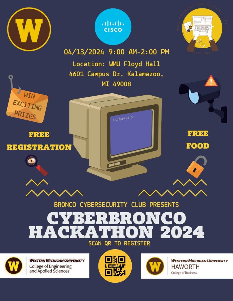 Call for Participants: WMU Cybersecurity Hackathon (Sponsored by HCOB ...