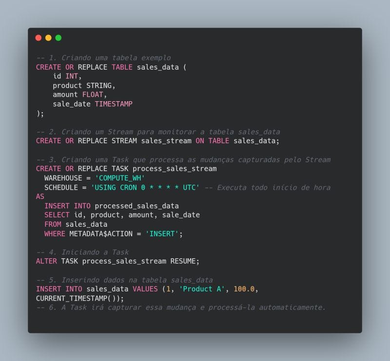 STREAM, Talvez o objeto mais interessante do Snowflake. | by Jezandre Tiago | Medium