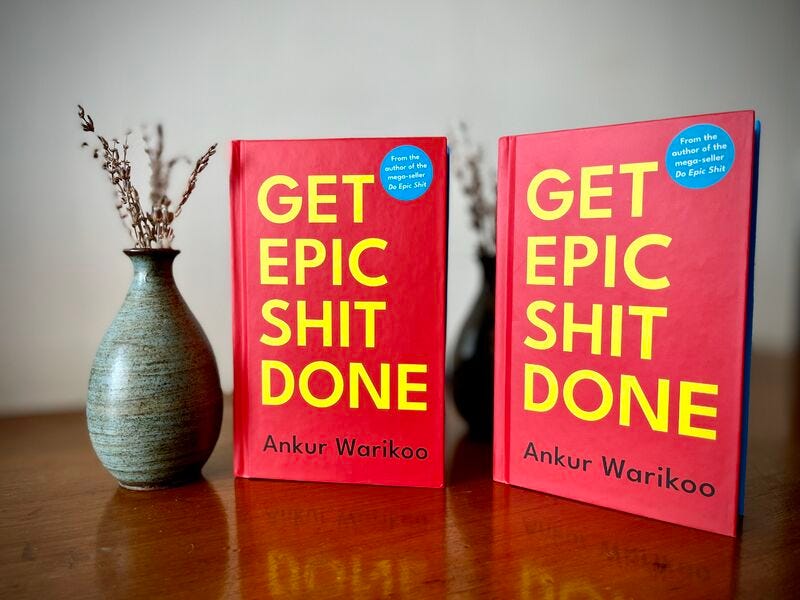 Book Review #15: ‘GET EPIC SHIT DONE’ by Ankur Warikoo | by Sneha Arora ...