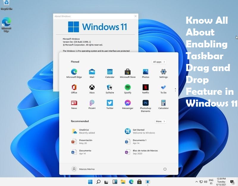 Know All About Enabling Taskbar Drag and Drop Feature in Windows 11 ...