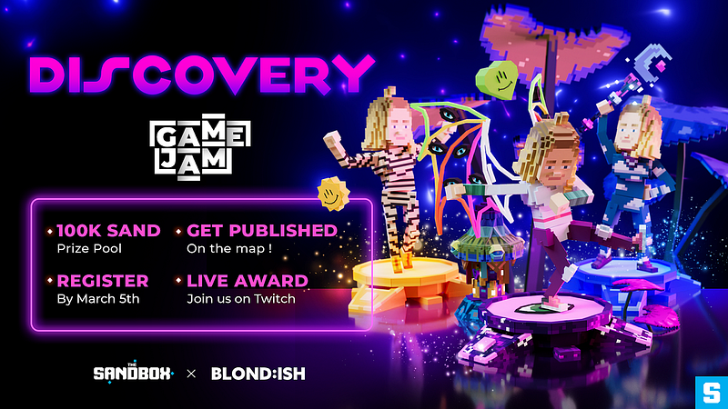 게임 잼 디스커버리 게임 잼 디스커버리 게임 잼에 참여하세요 블론디시blond Ish와 함께 By 더 샌드박스 코리아 더 샌드박스 코리아 Feb