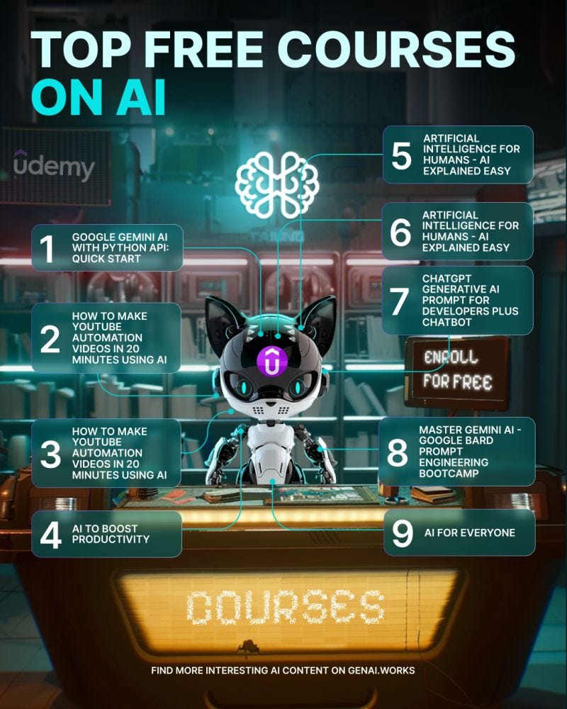 Unlock the Future: Top Free AI Courses You Can’t Miss 🔥🧐 | by ...