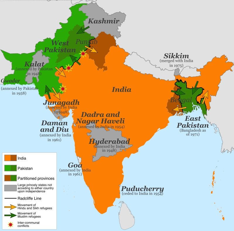 The 1947 Partition of India. This is a three part series that… | by ...