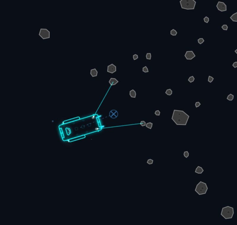 More Asteroid-RTS. Another half hour this morning to get… | by Thaddeus Sasser | Dec, 2025 | Medium