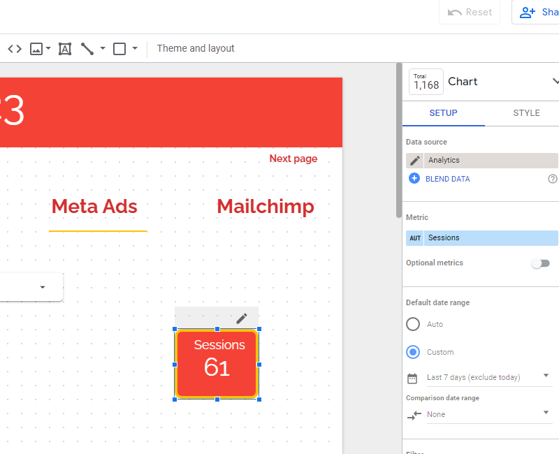 How to use several date range controls on a same page in Looker Studio? | Medium