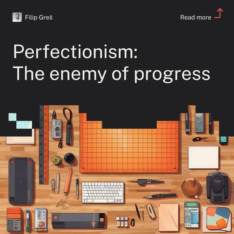 PERFECTIONISM : THE ENEMY OF PROGRESS | by Avisena meliala | Medium