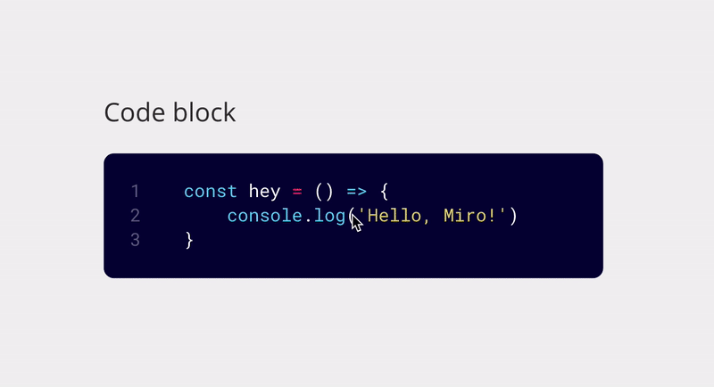 How we integrated a code editor on the Miro canvas | by Bogdan ...